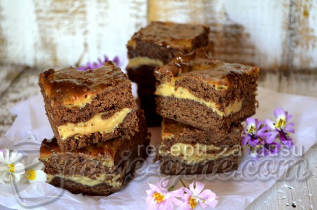 Brauni sa slatkom od mleka