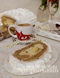 Rolat torta sa bananama - Moje grne