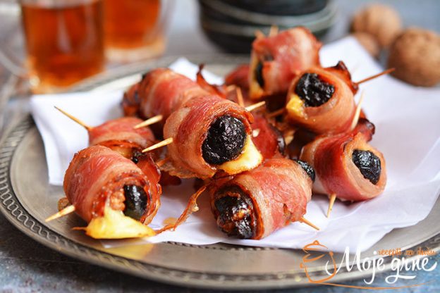 Suve šljive u slanini - Moje grne