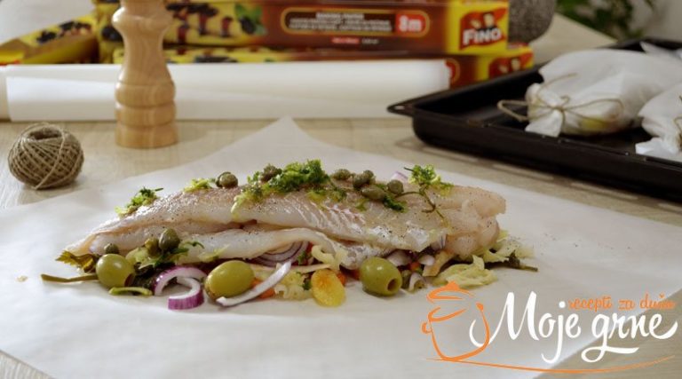 Fileti oslića u papiru za pečenje