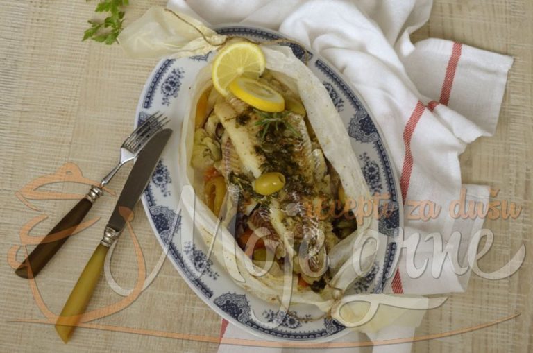 Fileti oslića u papiru za pečenje